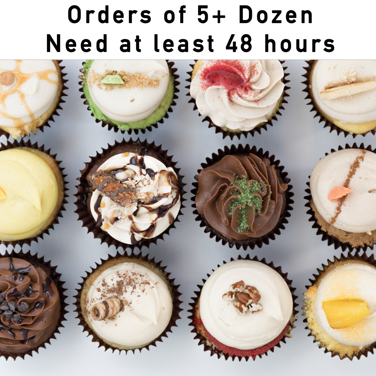 A Dozen Cupcakes - Assorted – Endulge Cupcakes